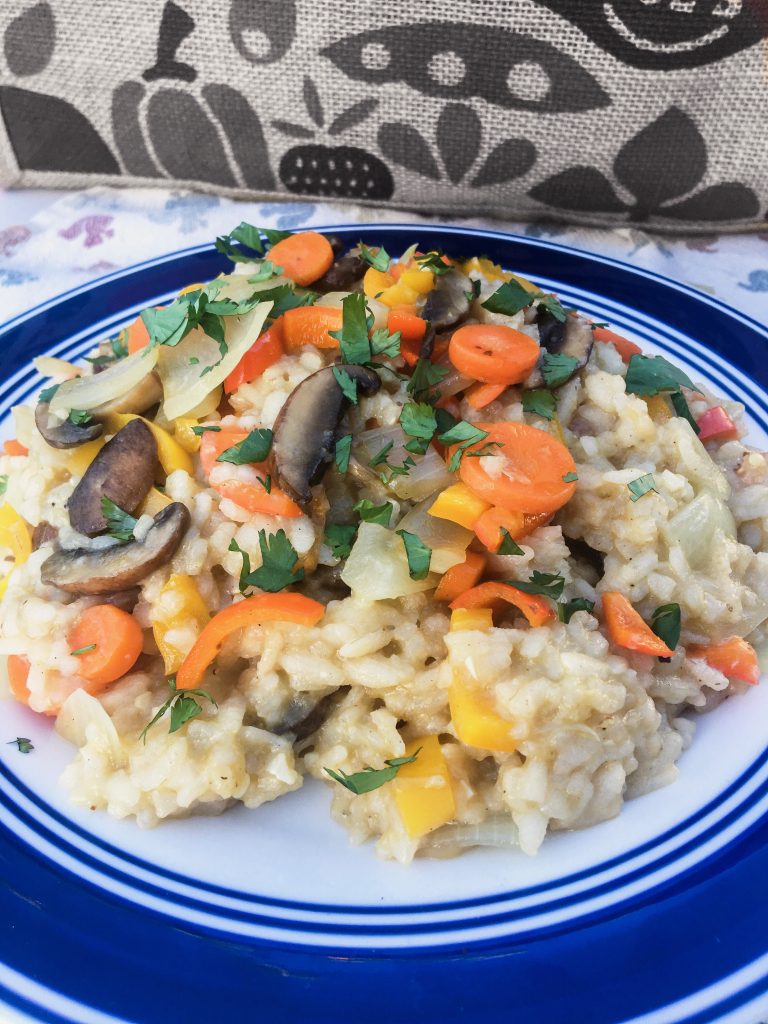 Vegan Veggie Risotto - Ocean's Halo