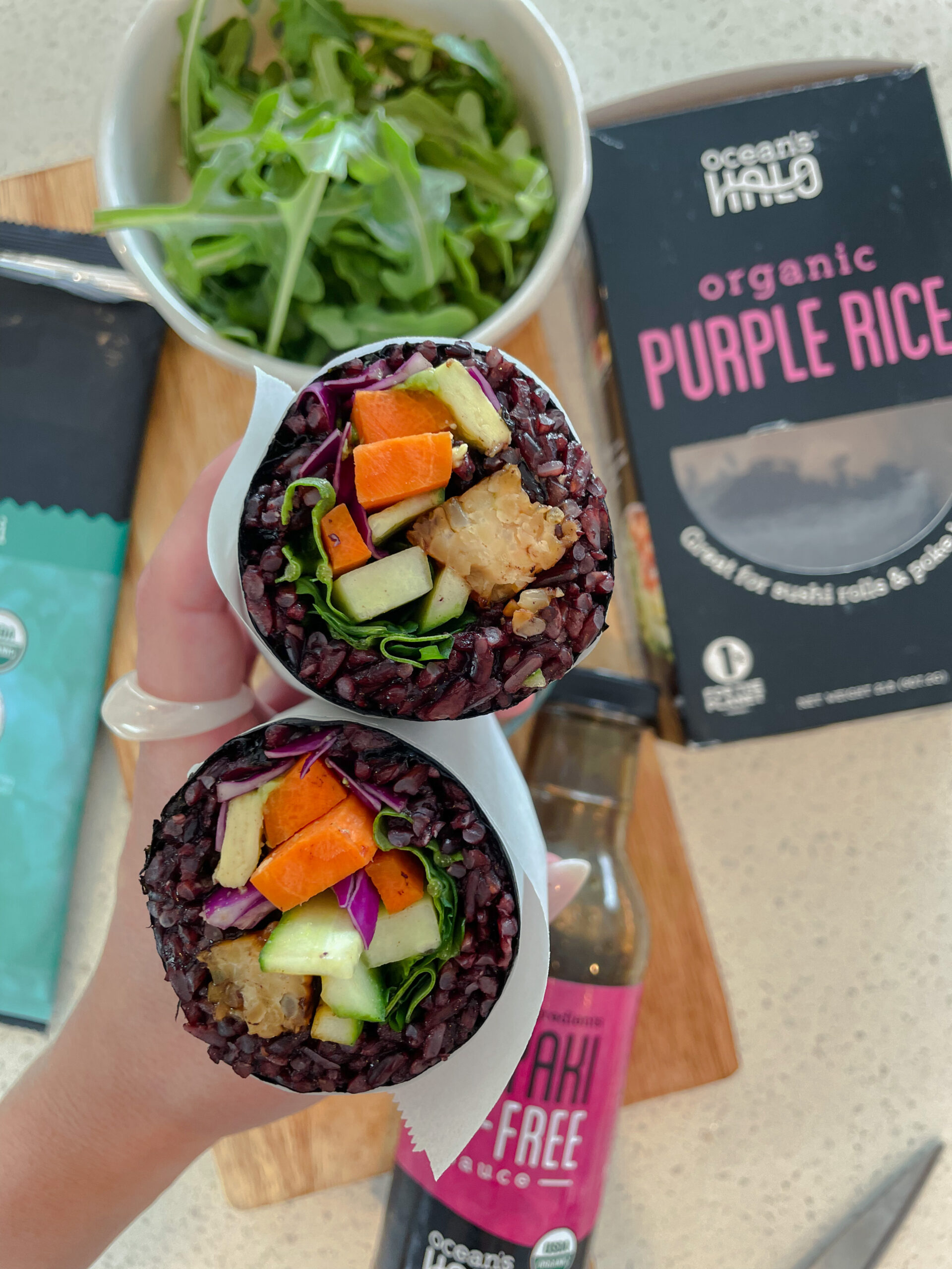 Purple Sushi Burrito - Ocean's Halo