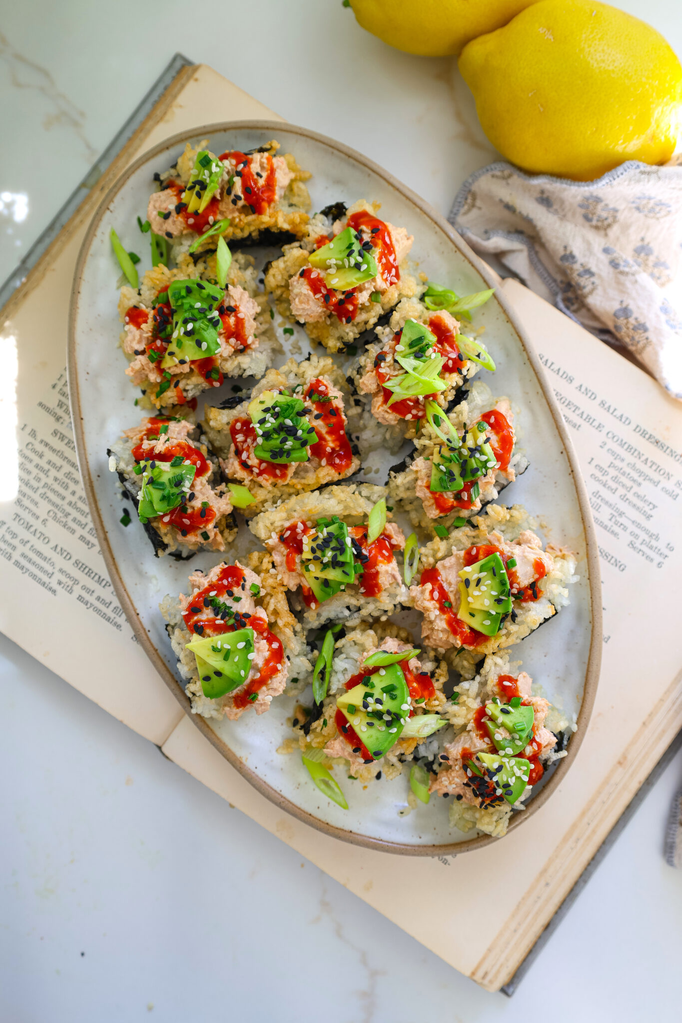 Mini Crispy Sushi Tacos using Trayless Seaweed Snacks by ...